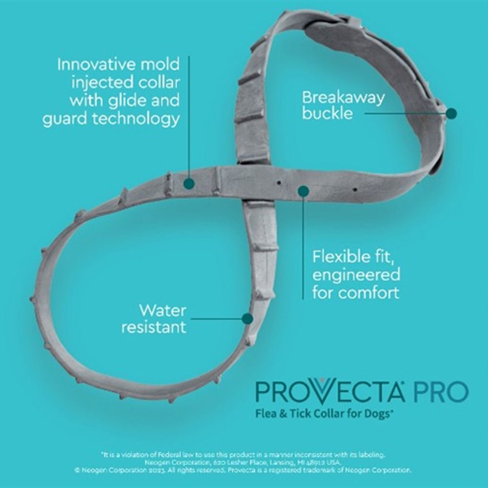 Provecta Pro Flea and Tick Collar for Dogs | On Sale | EntirelyPets Rx