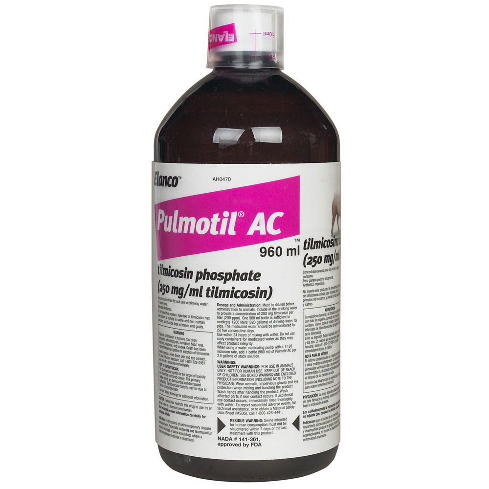Pulmotil AC (960 mL) | On Sale | EntirelyPets Rx