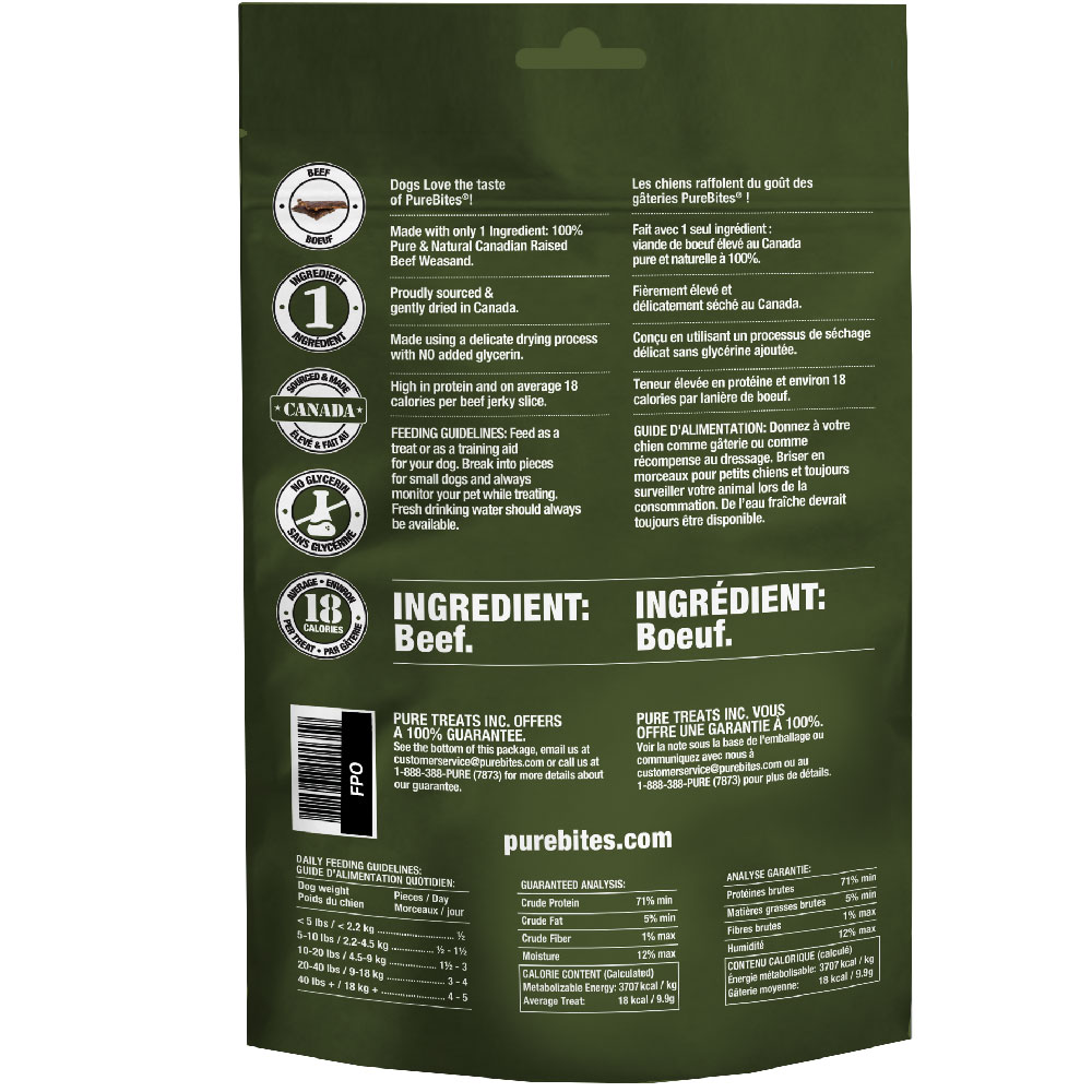 PureBites Beef Jerky (7.5 oz) | On Sale | EntirelyPets Rx