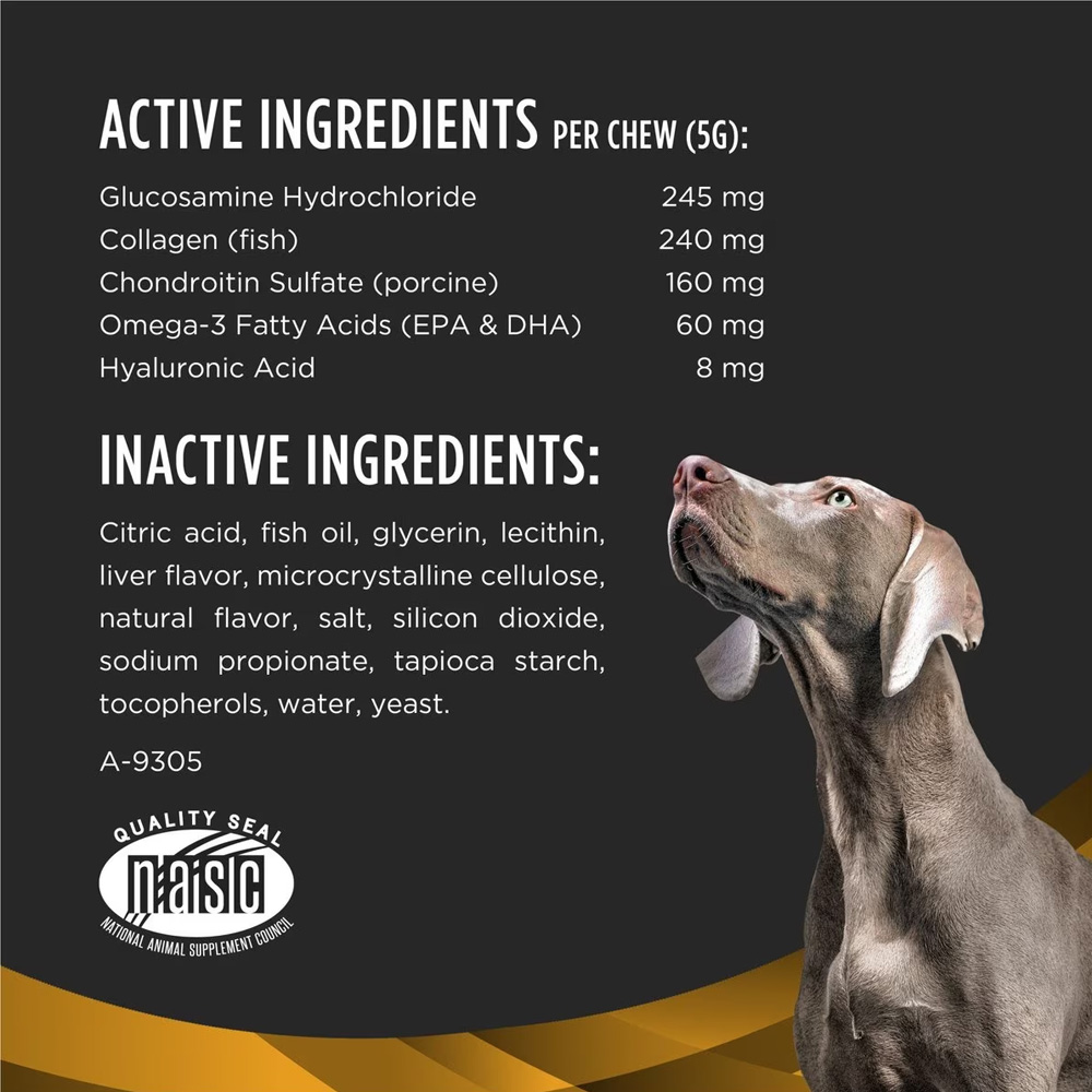 Purina Pro Plan Joint Care Chews for Medium/Large Dogs, 30 Soft Chews ...