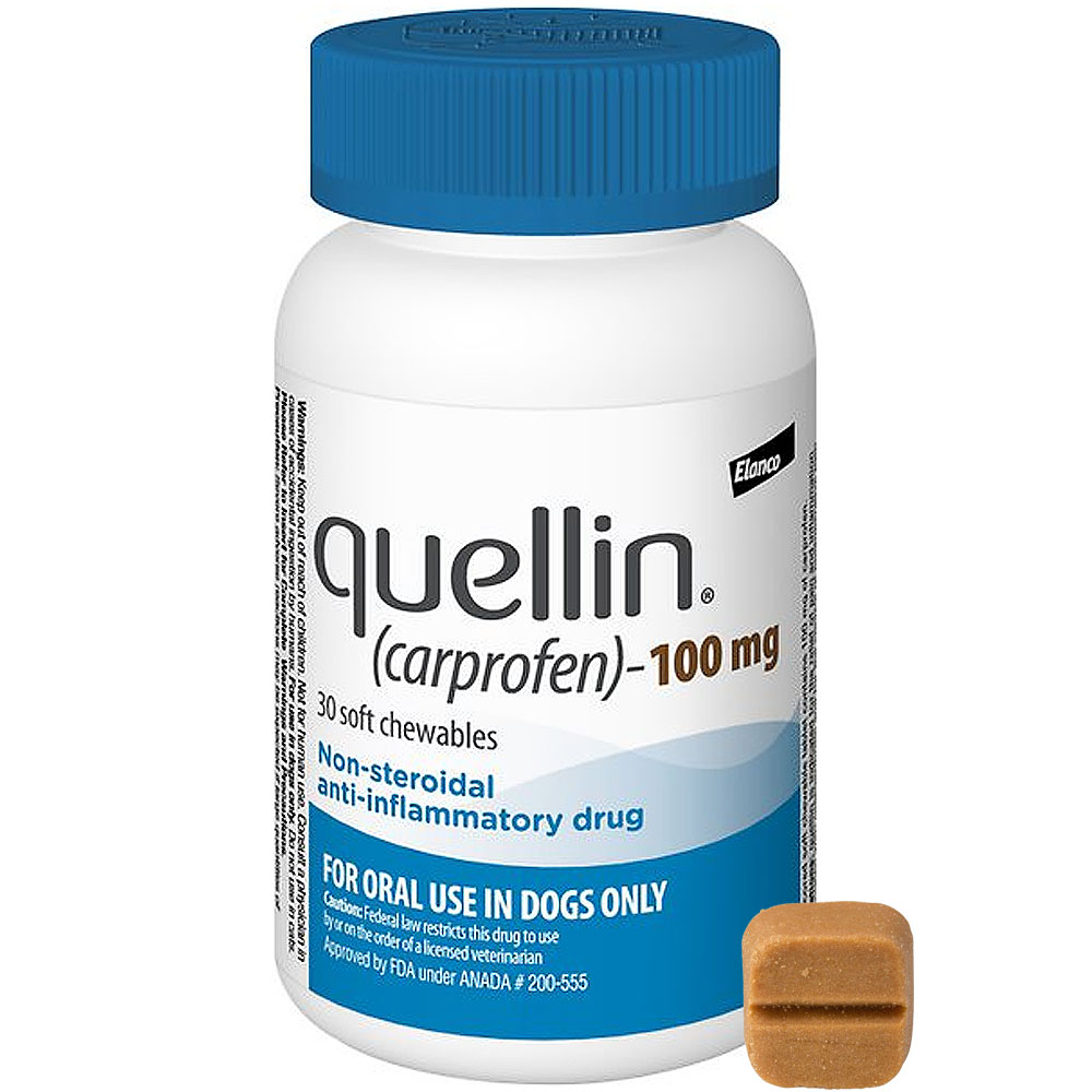 Quellin for Dogs - 100mg (30 Soft Chewables) - [Pain & Inflammation ...