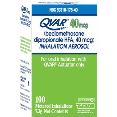 QVAR HFA Inhalation Aerosol 40mcg | On Sale | EntirelyPets Rx