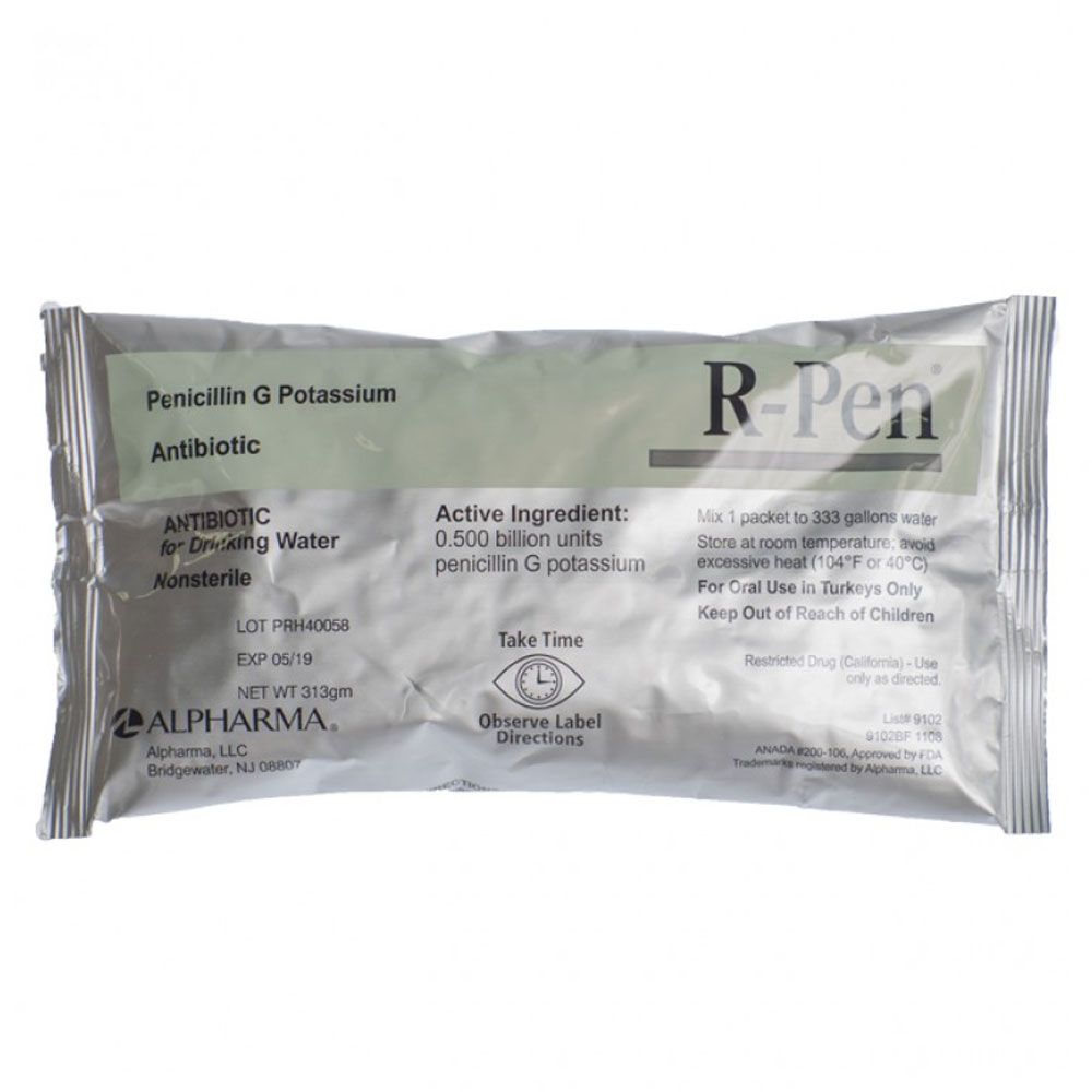 R Pen (Penicillin G Potassium) 1.0BU (12 Pack) | On Sale | EntirelyPets Rx