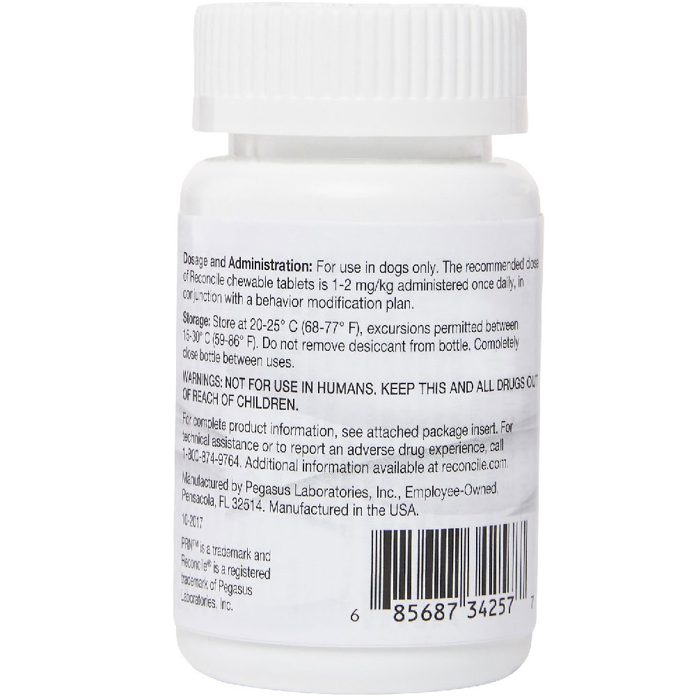 Reconcile Flavor Chewable Tablets, 32-mg Dogs (35.3-70.4 lbs), 30 ...