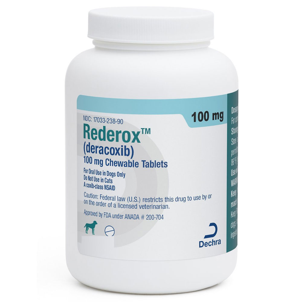 RederoxDogs (Deracoxib) Chewable Tablets for Dogs, 100-mg, 90 Tablets ...