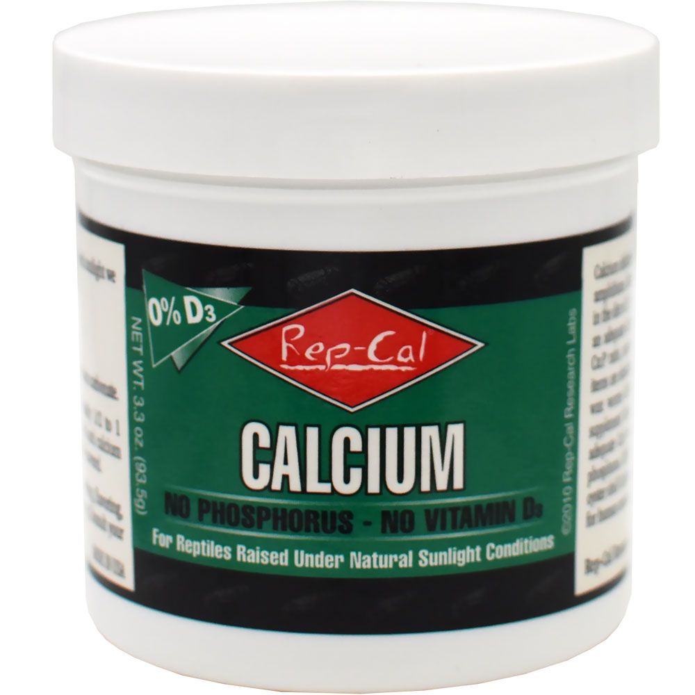 Rep-Cal 0% D-3 Calcium No Phosphorus - No Vitamin D3 (3.3oz) | On Sale ...