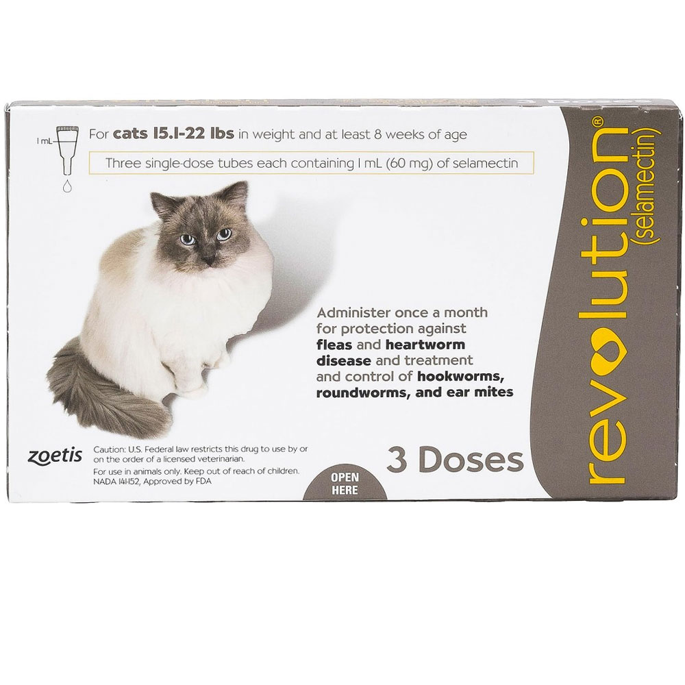 Revolution for Cats - 15.1-22 lbs (1 Dose) | On Sale | EntirelyPets Rx