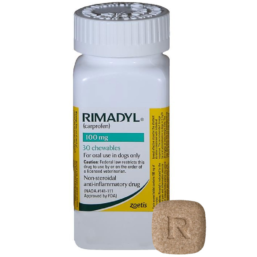 Rimadyl 100 mg, 30 Chewable Tablets | EntirelyPets Rx