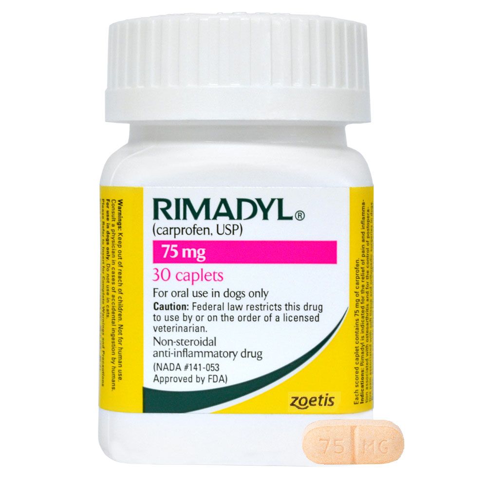 Rimadyl 75mg (30 Caplets) | On Sale | EntirelyPets Rx