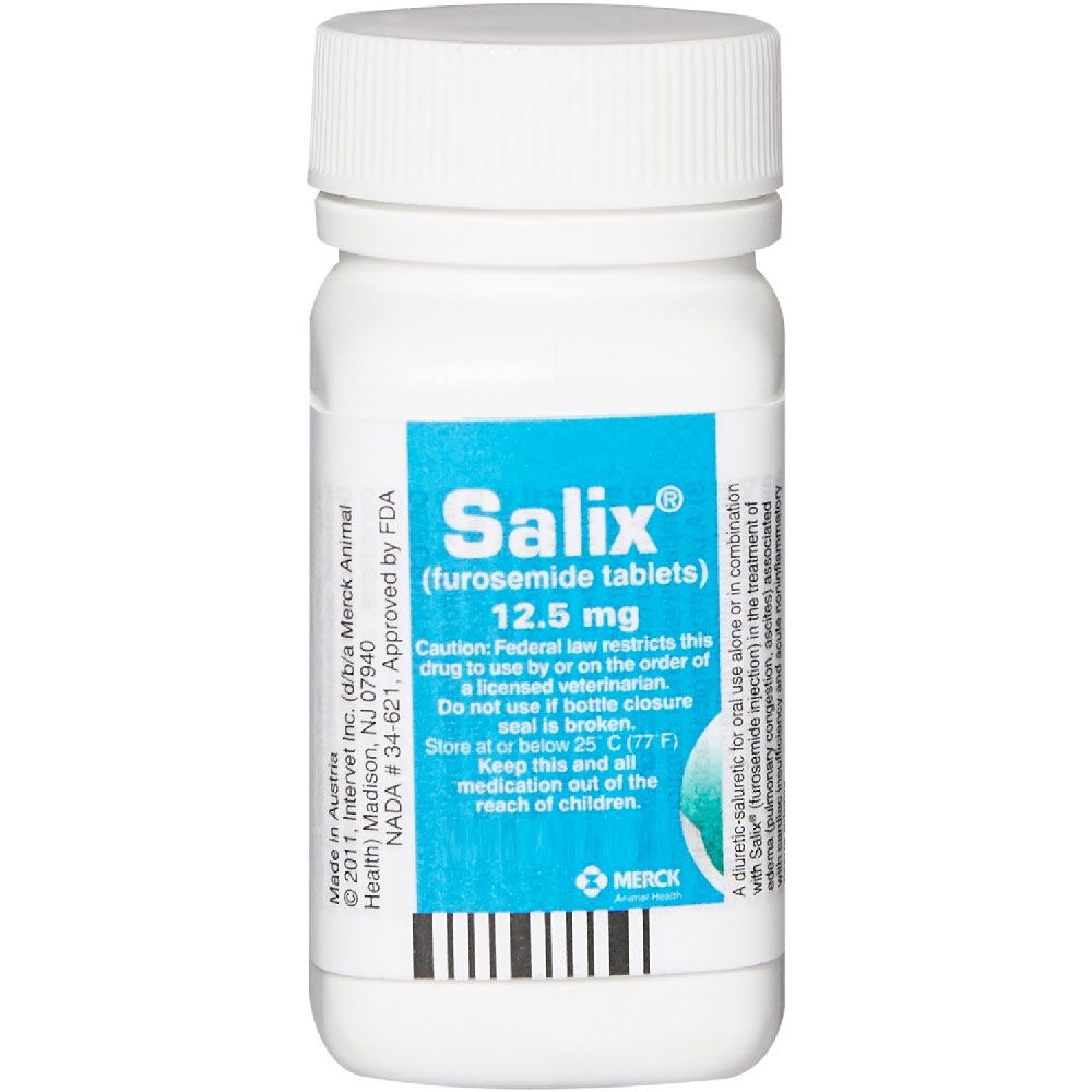 Salix (Furosemide) 12.5 mg | Free Shipping | EntirelyPets Rx