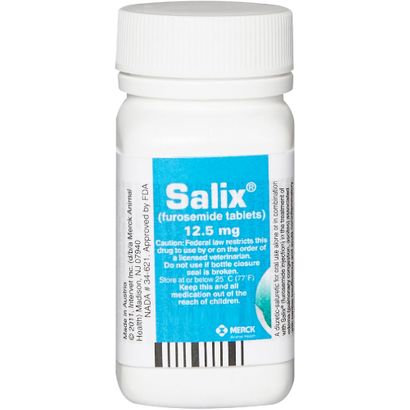 Salix (Furosemide) 12.5 mg, 500 Ct. | Free Shipping | EntirelyPets Rx