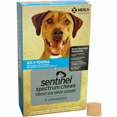 Sentinel Spectrum for Dogs - milbemycin oxime|lefenurin|praziquantel ...