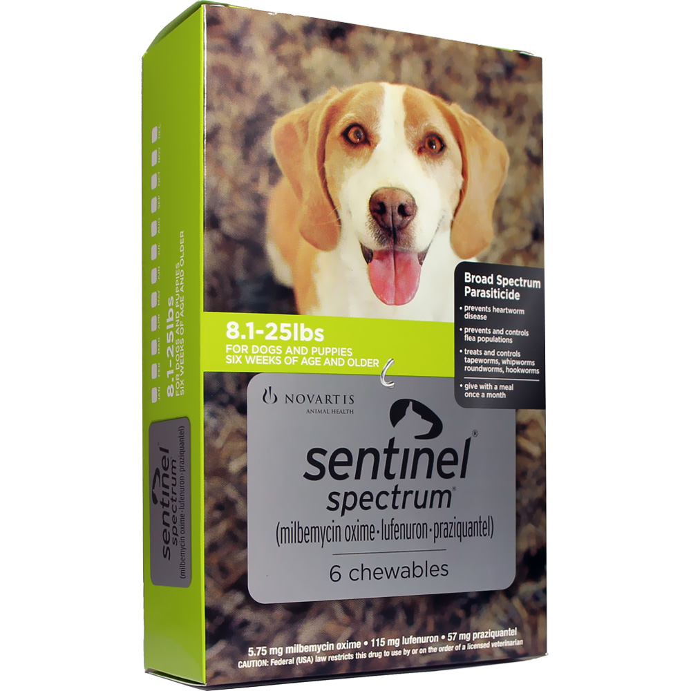 Sentinel Spectrum for Dogs - milbemycin oxime|lefenurin|praziquantel ...