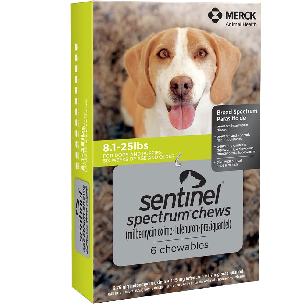 Sentinel Spectrum for Dogs - milbemycin oxime|lefenurin|praziquantel ...