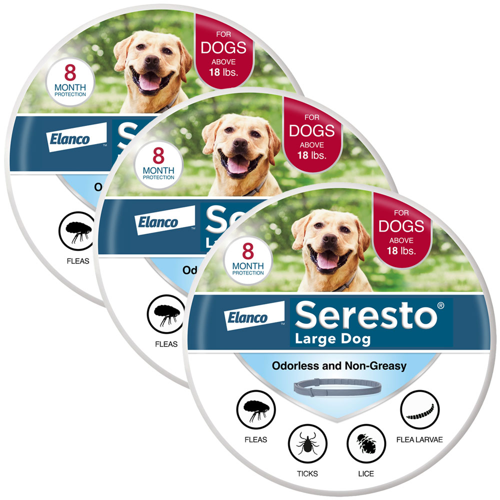 Seresto Collar for Large Dogs (3-Pack) | Free Shipping | EP Rx