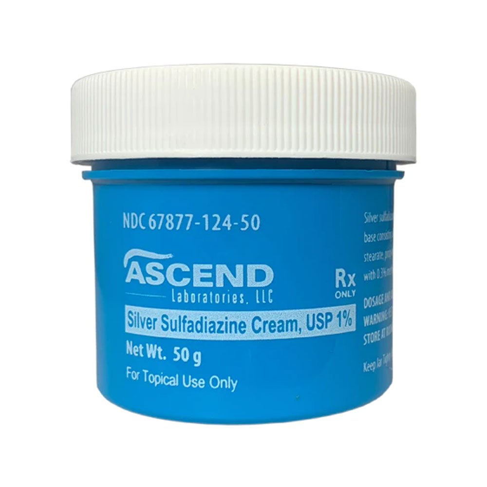 Silver Sulfadiazine Cream 1% (50mg) | On Sale | EntirelyPets Rx
