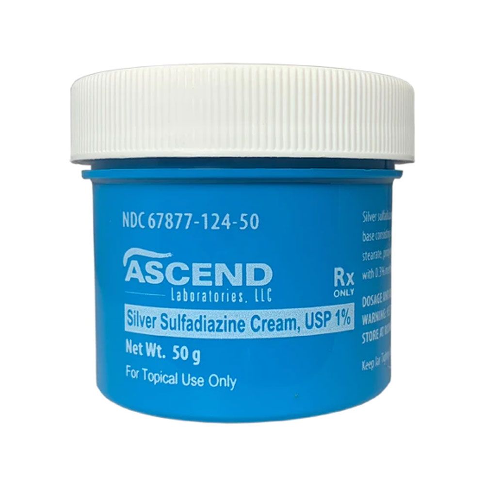 Silver Sulfadiazine Cream 1% (50mg) | On Sale | EntirelyPets Rx