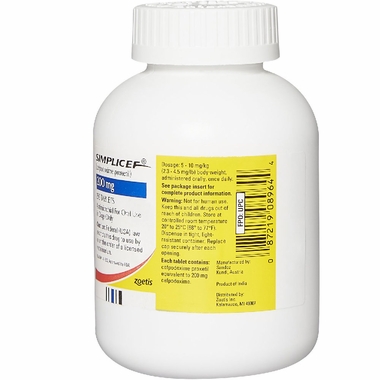 Simplicef 200mg (100 Tabs) | On Sale | EntirelyPets Rx