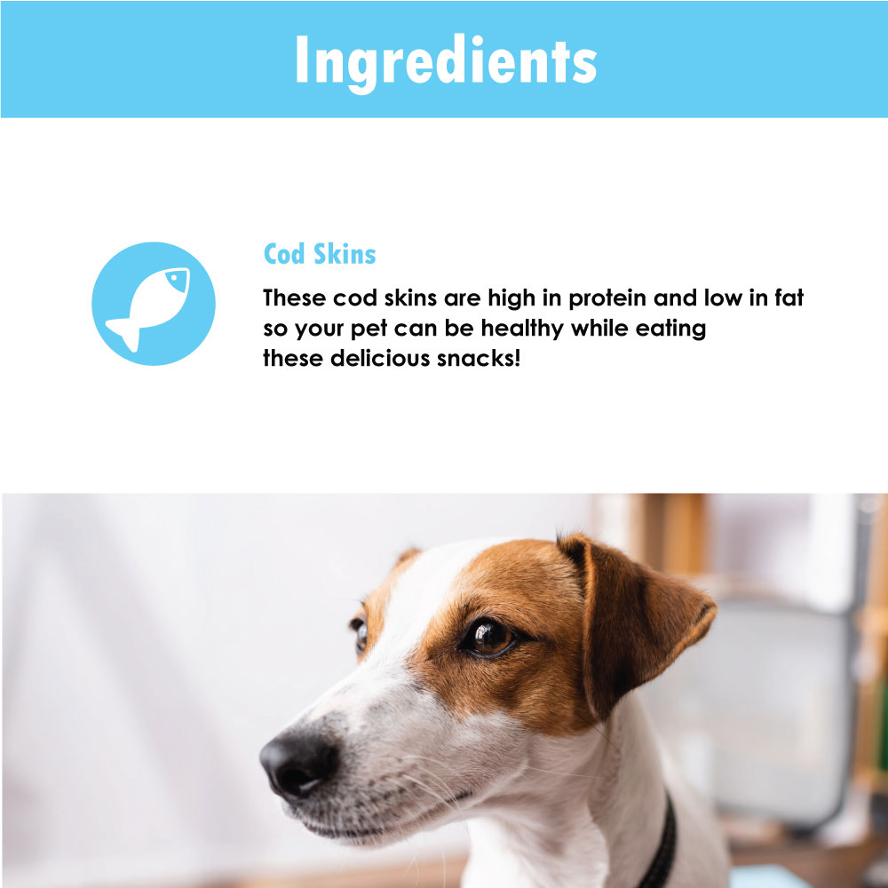 Simply Wild Cod Skins for Dogs (2.5 lb) 6-PACK | On Sale | EntirelyPets Rx