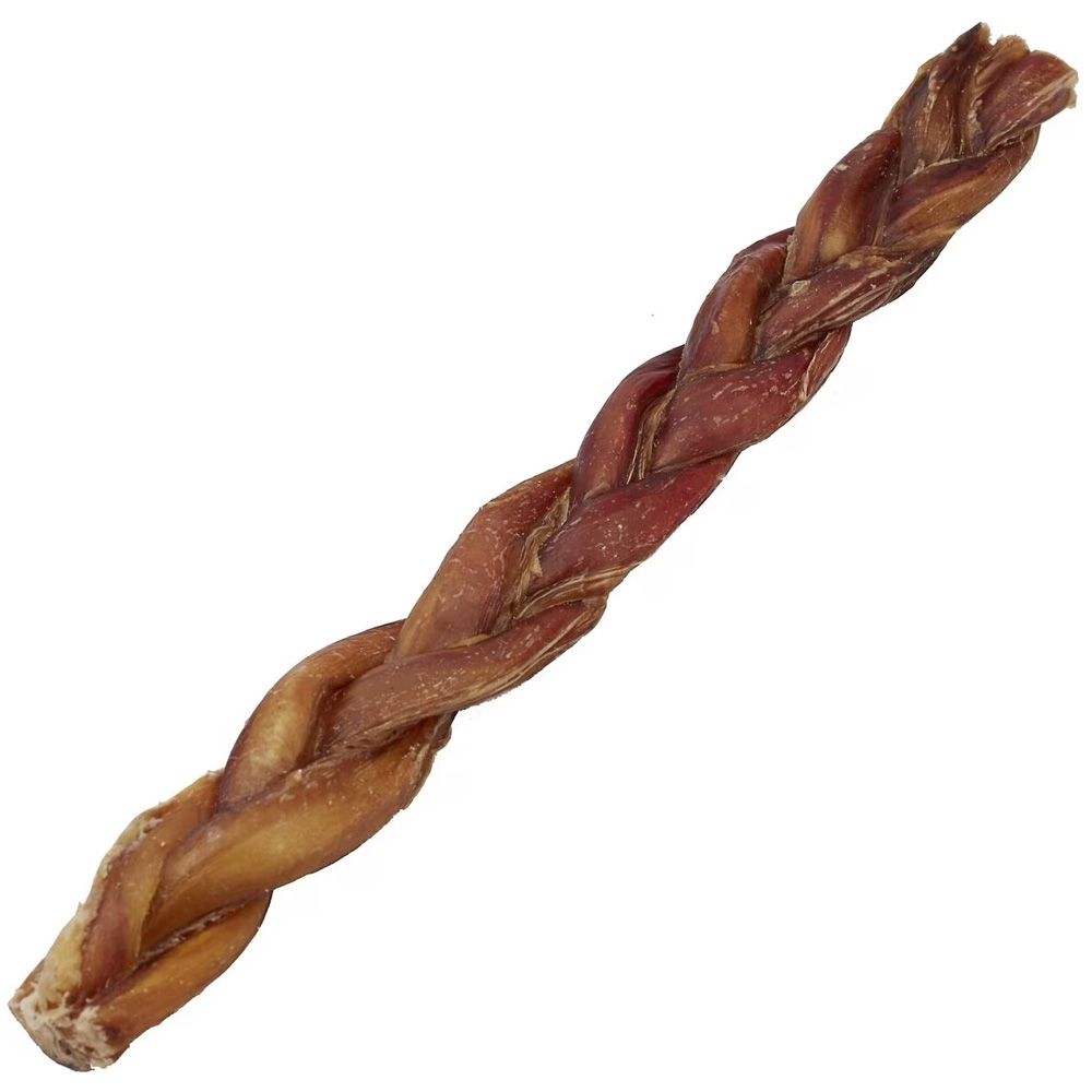 Spizzles Bull Stick- Braided (12") 6-PACK | On Sale | EntirelyPets Rx