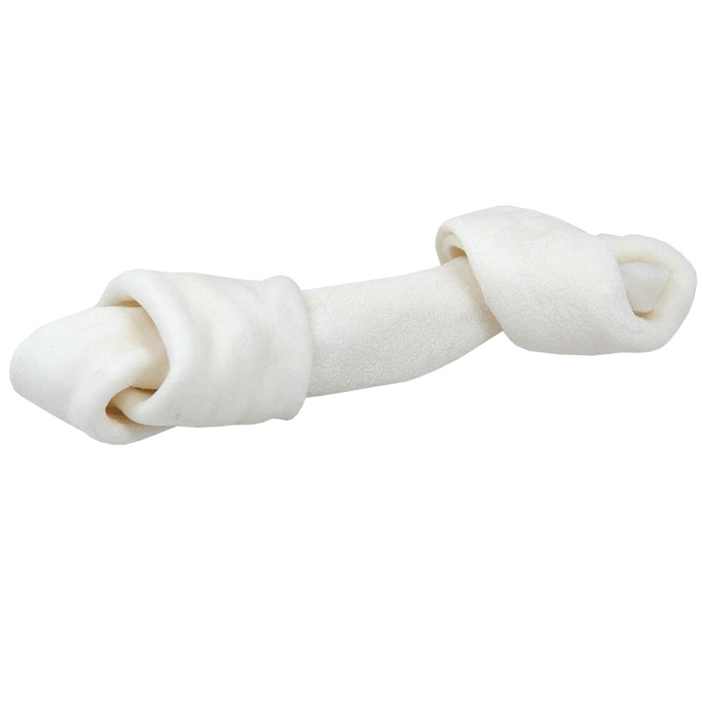 Spizzles White Knotted Bone (6-8") | On Sale | EntirelyPets Rx