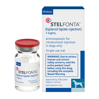 Stelfonta for Dogs - (Tigilanol Tiglate) Injection 1mg/mL, 2mL - [Tumor ...