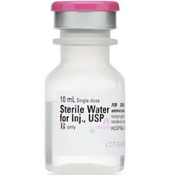 Sterile Water for Inj USP - 10mL (25x1 Dose) | On Sale | EntirelyPets Rx