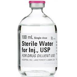 Sterile Water Inj USP FlipTop Vial 100mL | On Sale | EntirelyPets Rx