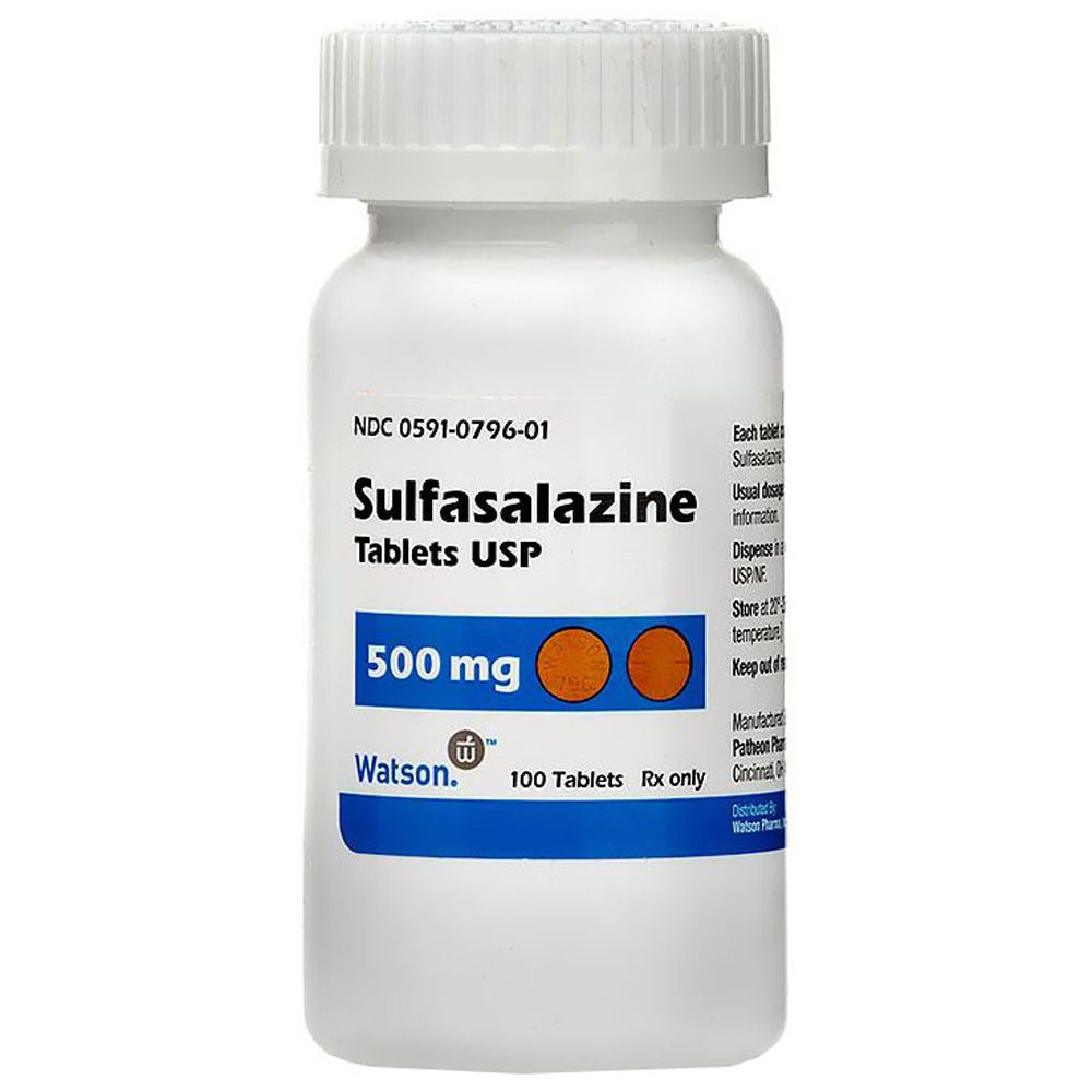 Sulfasalazine 500mg (100 Tabs) | On Sale | EntirelyPets Rx