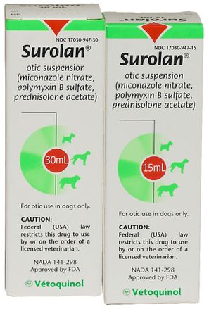 Surolan Otic Suspension | On Sale | EntirelyPets Rx