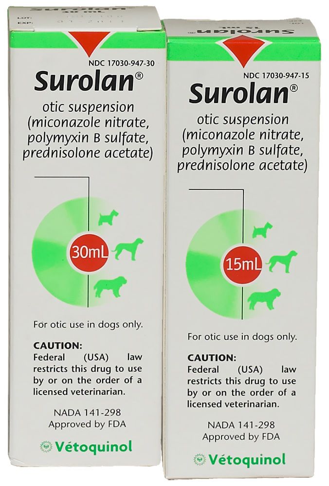 Surolan Otic Suspension | On Sale | EntirelyPets Rx