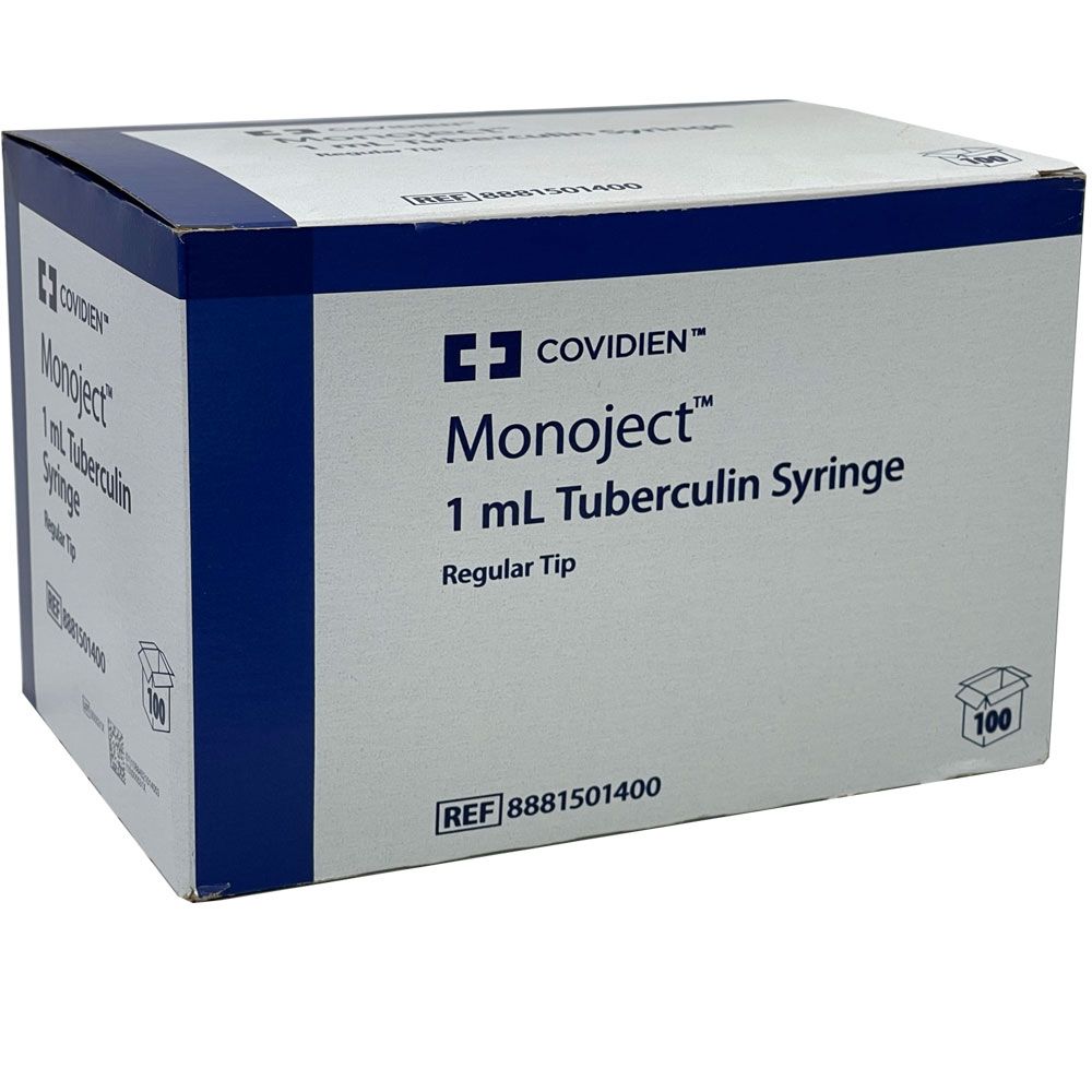 Monoject 1 mL Tuberculin Syringe Regular Tip (100 count) | On Sale ...