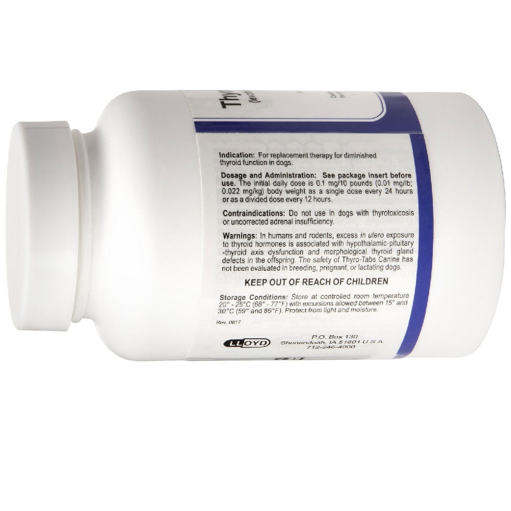 Thyro-Tabs 0.1mg (120 tabs) | On Sale | EntirelyPets Rx
