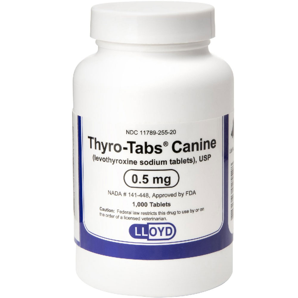 Thyro-Tabs 0.5mg (120 tabs) | On Sale | EntirelyPets Rx