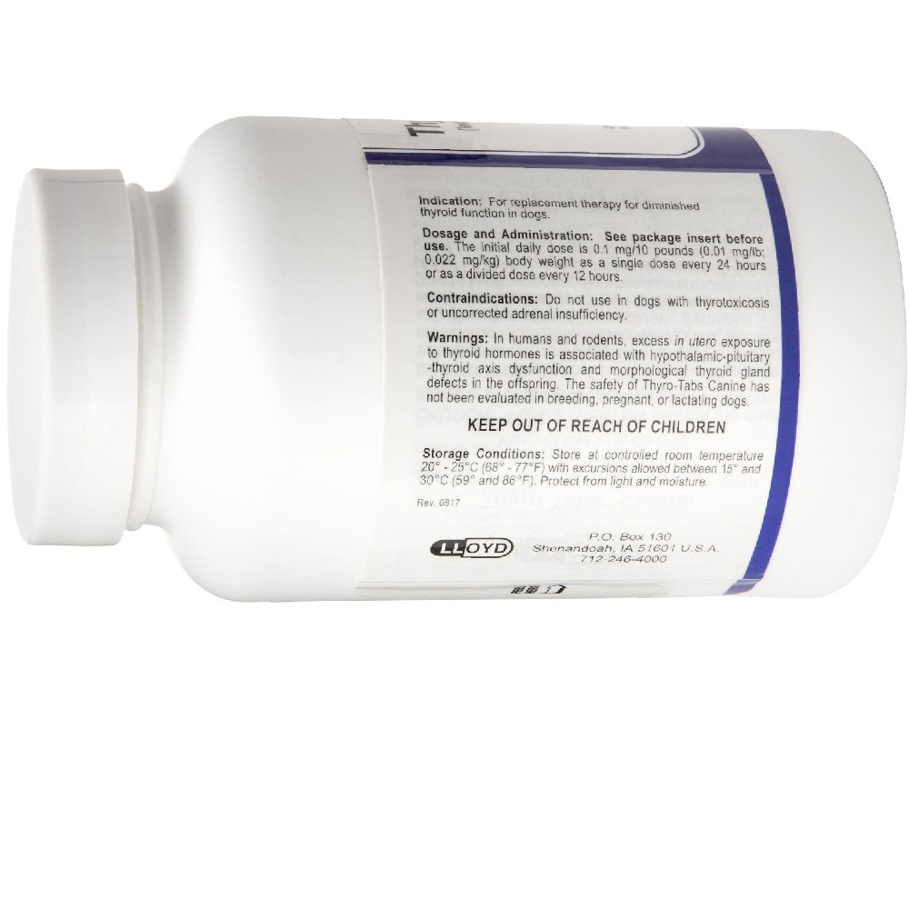 Thyro-Tabs 0.5mg (Per Tab) | On Sale | EntirelyPets Rx