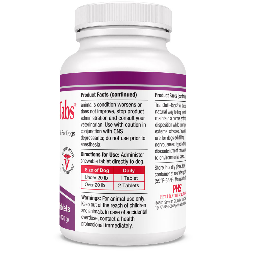 TranQuil-Tabs for Dogs (60 Tablets) | On Sale | EntirelyPets Rx