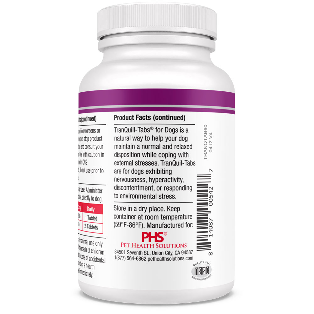 TranQuil-Tabs for Dogs (60 Tablets) | On Sale | EntirelyPets Rx