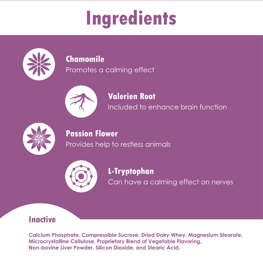 TranQuil-Tabs for Dogs (60 Tablets) | On Sale | EntirelyPets Rx