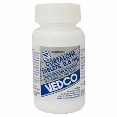 Triamcinolone Acetonide 0.5mg (per tab) | On Sale | EntirelyPets Rx