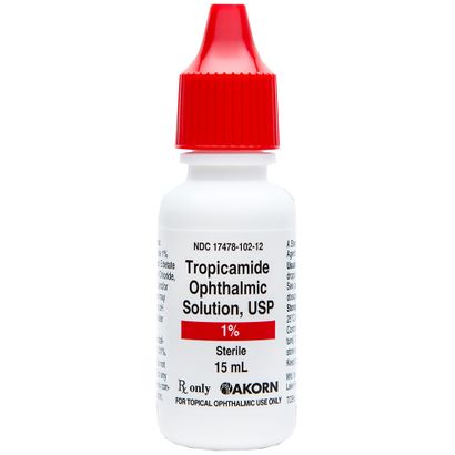 Tropicamide Ophthalmic Solution 0.5% (15 ml) | On Sale | EntirelyPets Rx