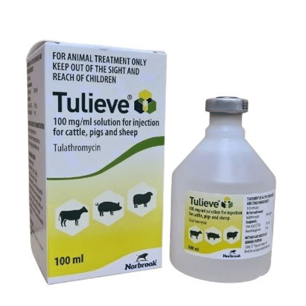 Tulieve for Cattle, Pigs & Sheep - (Tulathromycin) Injectable Solution ...