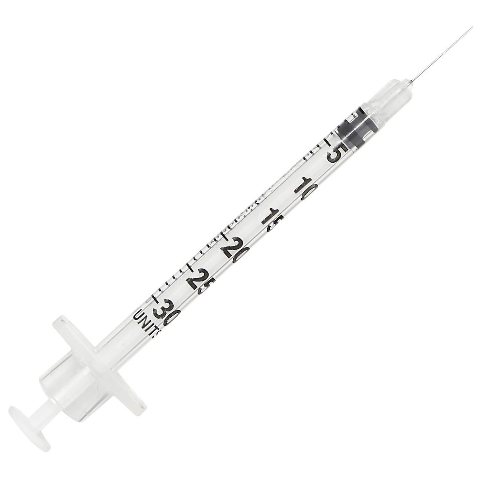 UltiCare UltiGuard Safe Pack Insulin Syringes U-100 0.3cc 29 G x 0.5-in ...