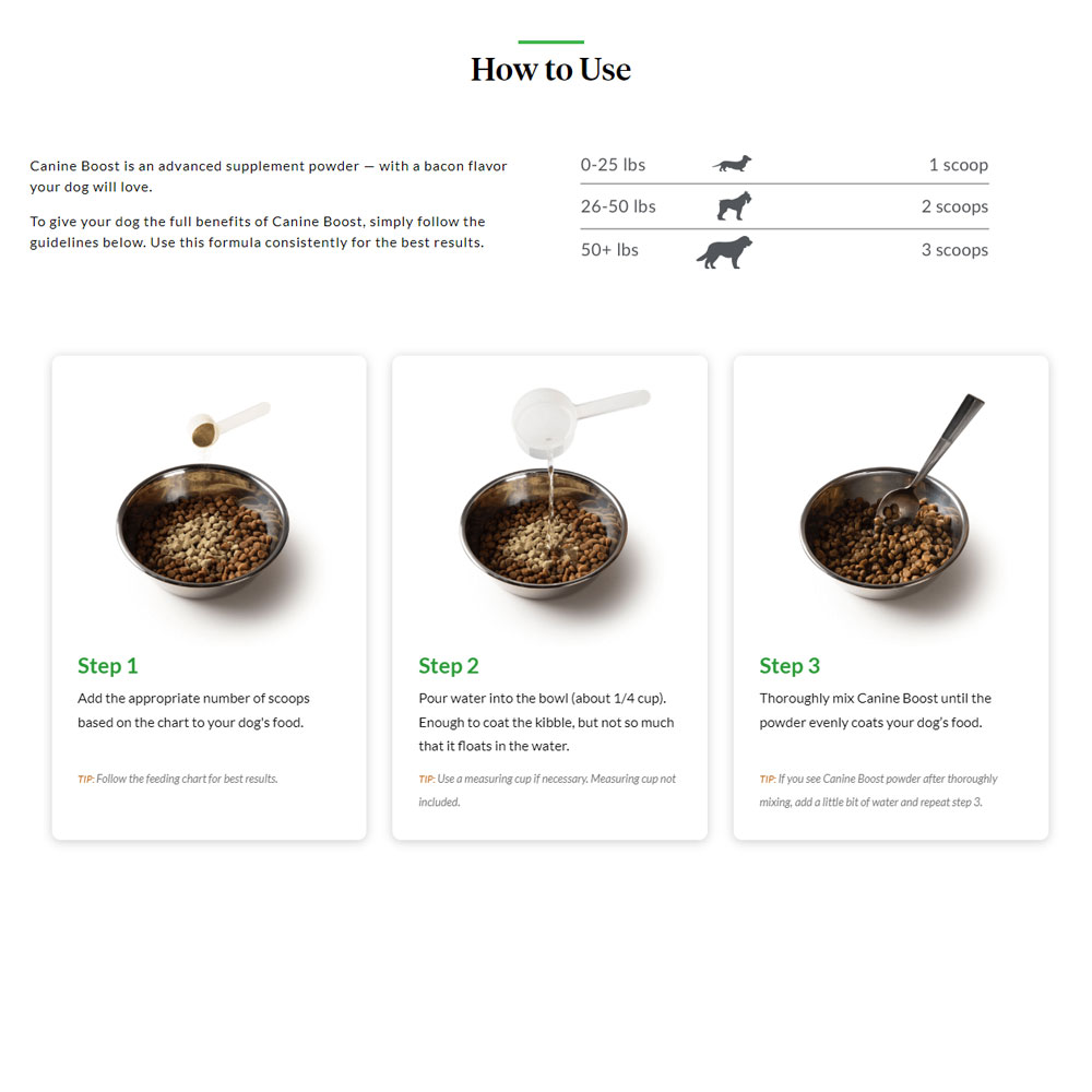 Ultimate Pet Nutrition Canine Boost Multivitamin Powder Supplement for ...