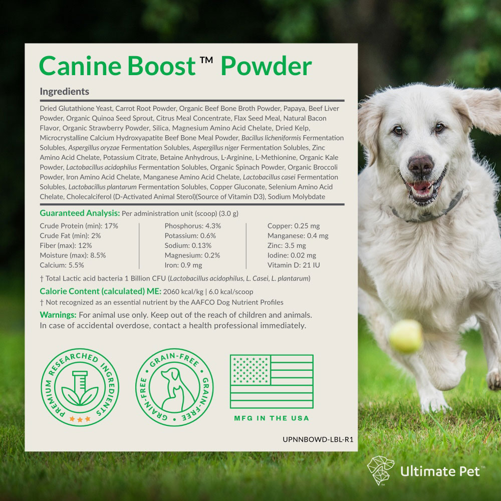 Ultimate Pet Nutrition Canine Boost Powder (3.17 oz) | On Sale ...