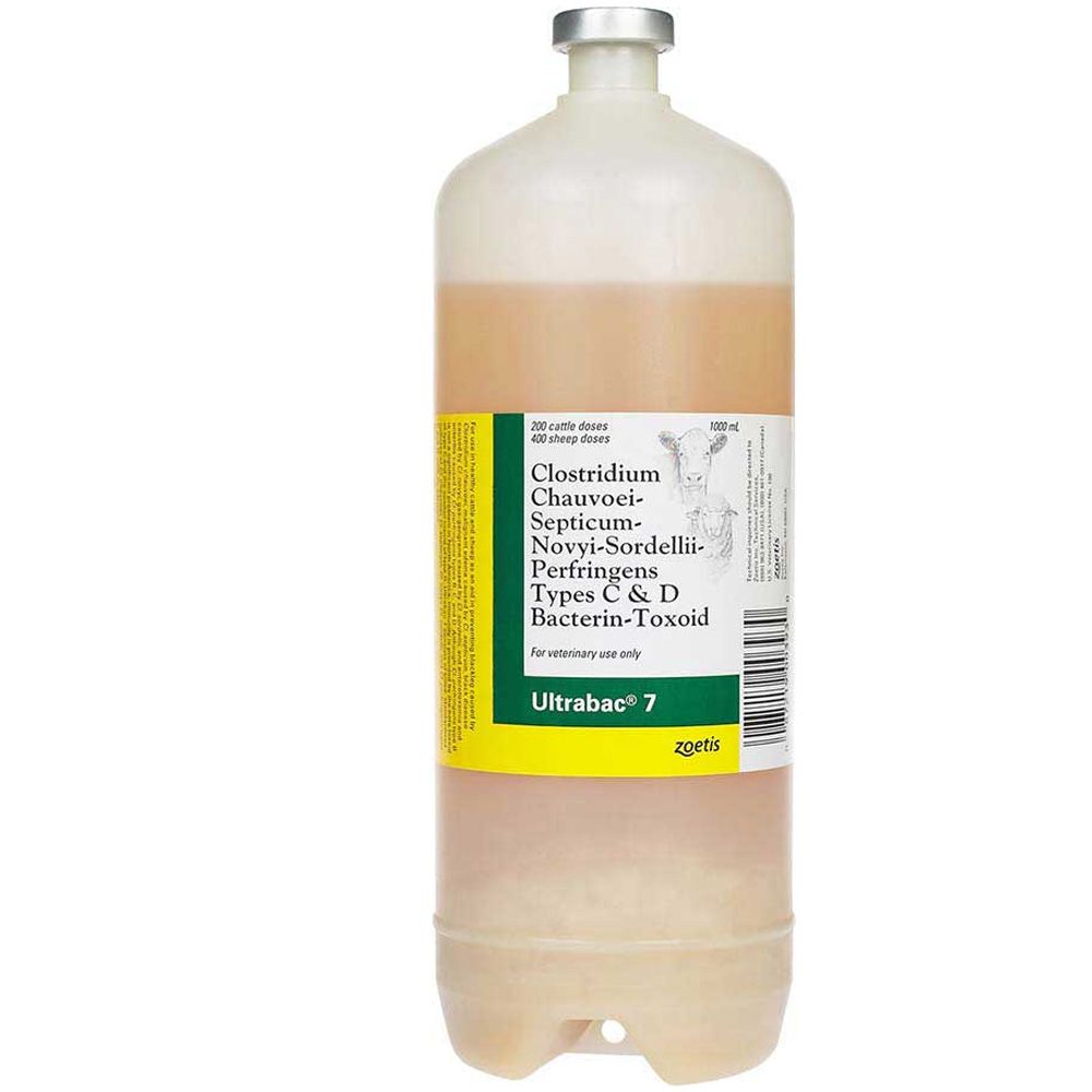 Ultrabac 7 Cattle and Sheep Vaccine, 1000mL | On Sale | EntirelyPets Rx