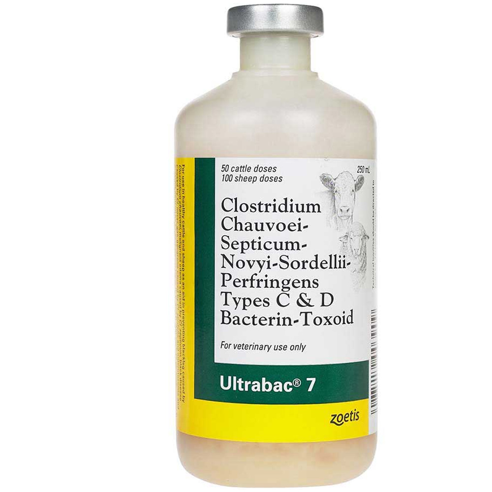 Ultrabac 7 Cattle and Sheep Vaccine, 250mL | On Sale | EntirelyPets Rx