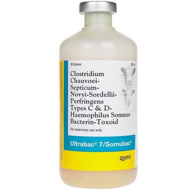 Ultrabac 7 / Somubac Cattle Vaccine, 250mL | On Sale | EntirelyPets Rx