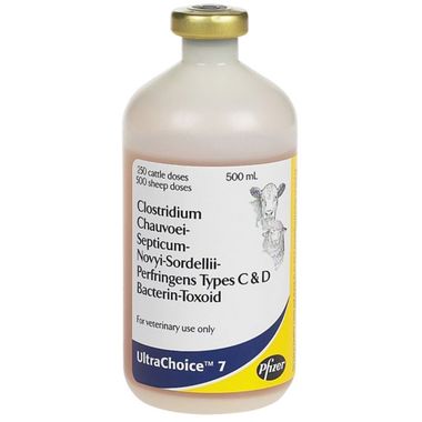 UltraChoice 7 Cattle and Sheep Vaccine, 500mL | On Sale | EntirelyPets Rx