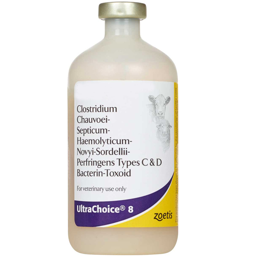 UltraChoice 8 Cattle and Sheep Vaccine, 500mL | On Sale | EntirelyPets Rx