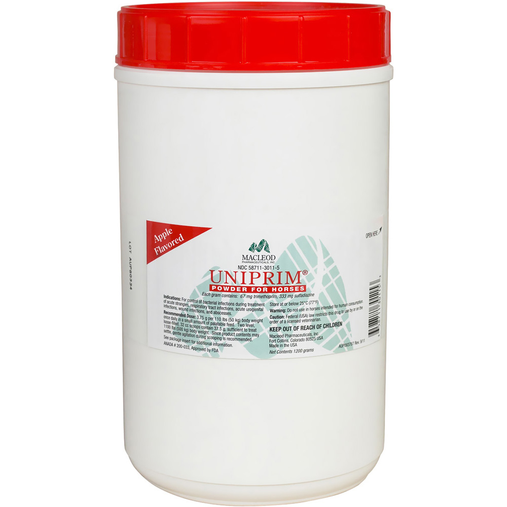 Uniprim Powder - APPLE Flavor - 1200gm | On Sale | EntirelyPets Rx